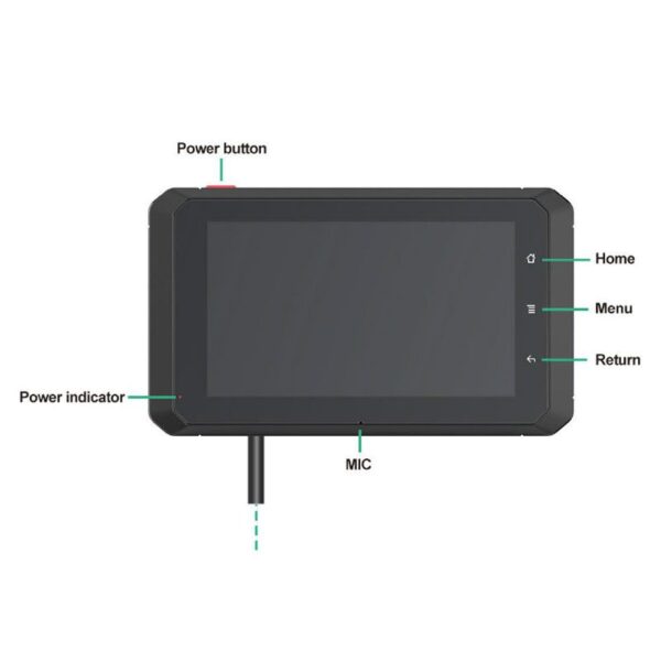 5" Android in-vehicle tablet w CAN Bus for trucks and vehicles