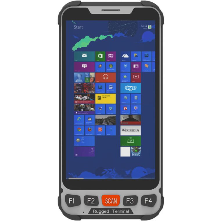 5.5" Rugged Windows OS handheld with barcode & RFID/UHF