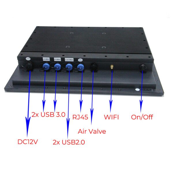 21" IP67 industial panel PC is a all-in-one fanless Windows OS