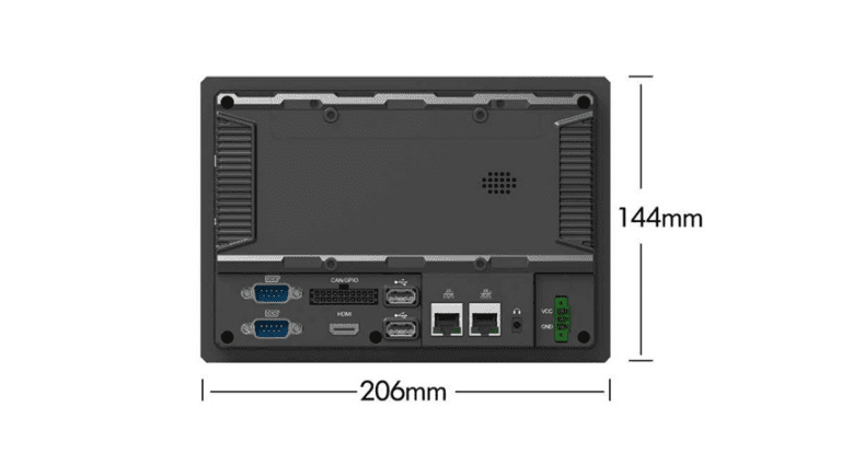7-inch Embedded Industrial Android Panel PC - PoE RS232 CAN