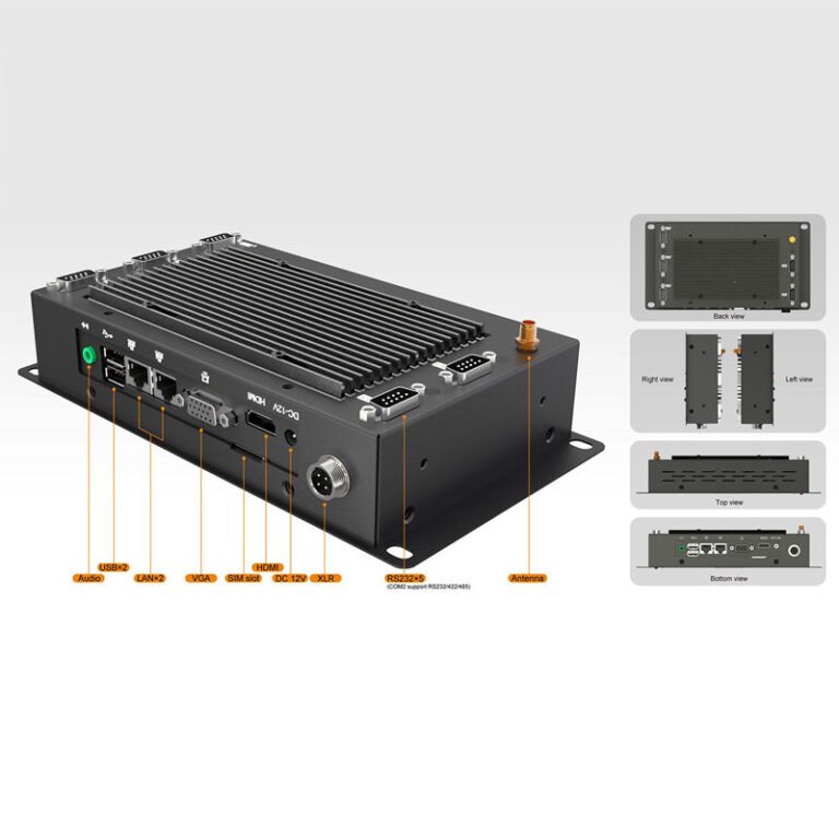 7″ IP64 Industrial Panel PC with Windows or Linux OS