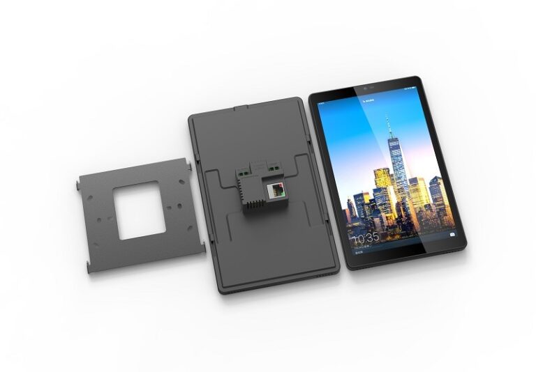 8-inch Android smart home controller- POE RS485 flush wall mount
