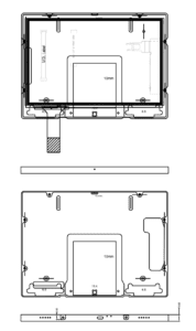 Android POE in-wall flush touch screen home automation controller