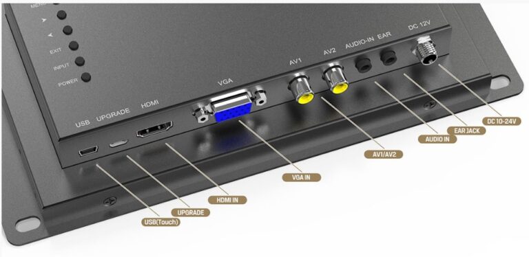Sunlight readable touch monitor 7-inch display IP65 Open frame