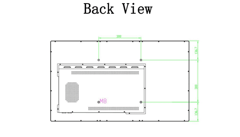 27-Inch Interactive Touch Screen Monitor