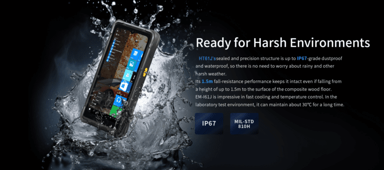 6" Windows 11 Pro handheld mobile data terminal barcode scanner