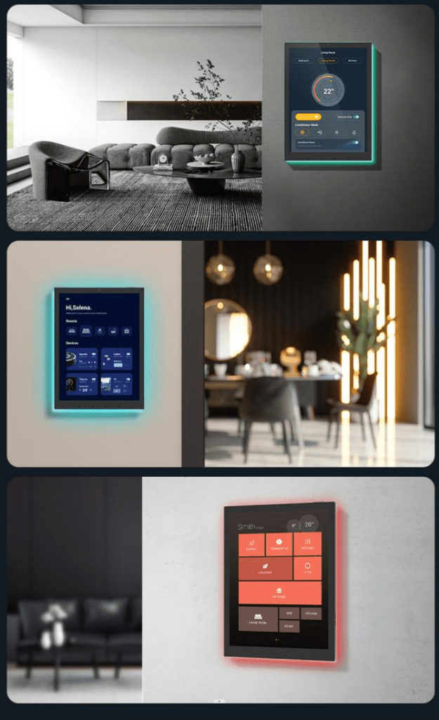 9.7-inch Android 13 smart home controller with POE LED light strip