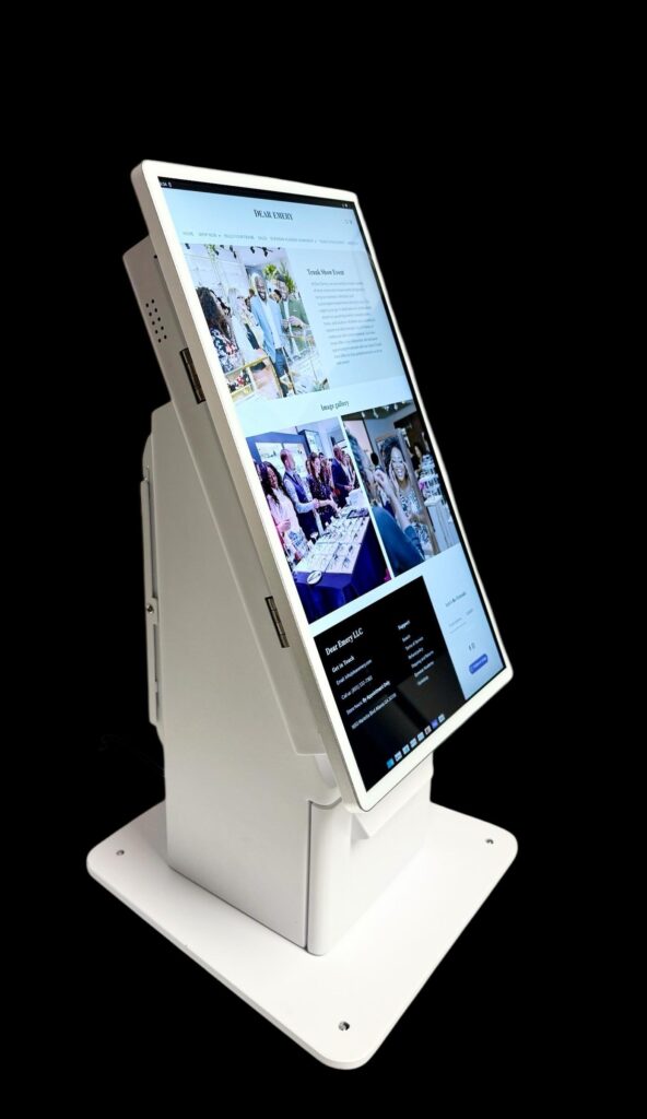 21.5″ Self Service Touch Screen Kiosk - for OEMs & Developers Customizable